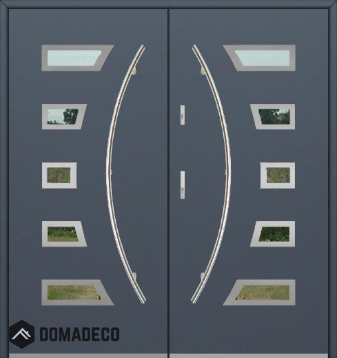 Fargo 23A double - contemporary double entrance door Domadeco