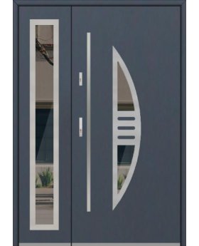 Fargo 24 double - contemporary double entry door for home Domadeco