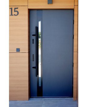 Fargo 25A DB - front door design with side panel Domadeco