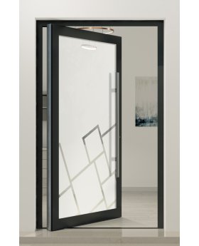External Glass pivot doors Domadeco