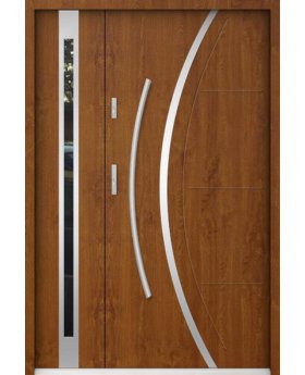 Sta Phoenix - stainless steel single front door. Domadeco