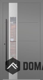 WIS 321 - modern aluminium front door Domadeco