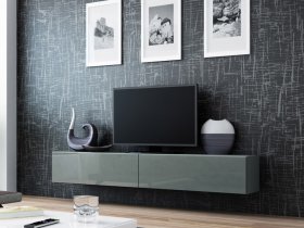 Seattle 10 - black and white living room wall unit Domadeco