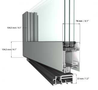 PIVOT Aluminium Front Reynaers Doors | Domadeco