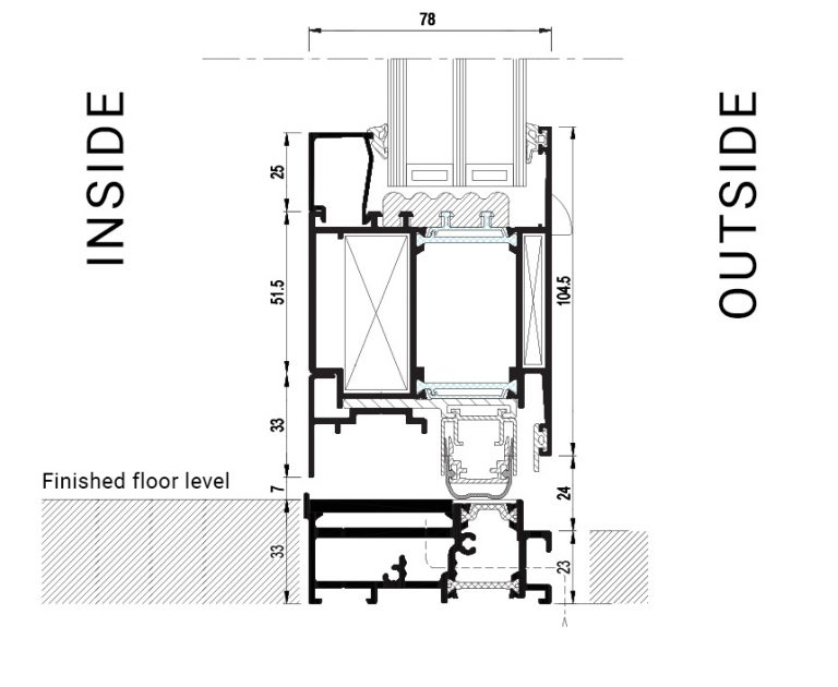 PIVOT Aluminium Front Reynaers Doors | Domadeco